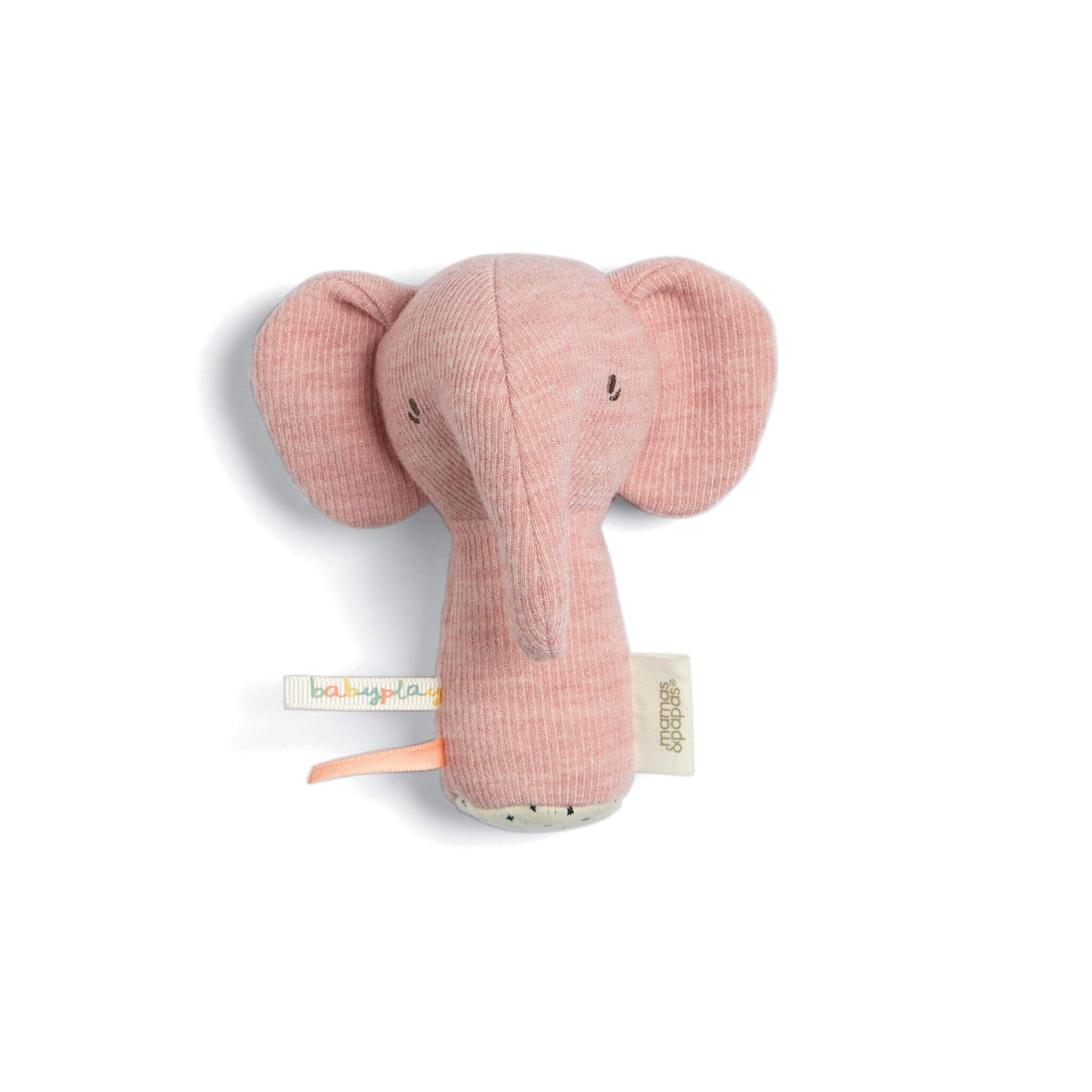 Mamas and Papas Edie Elephant Mini Rattle — The Kids Department