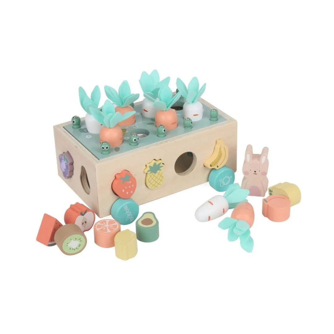 Bubble Wooden Vegetable Sorting Garden — The Kids Department