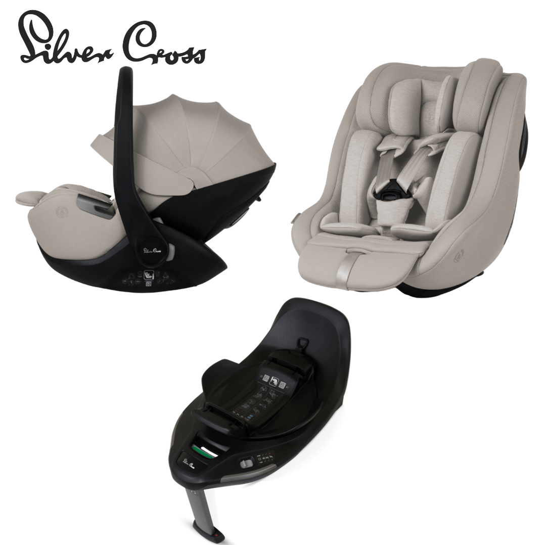 Silver Cross Glide Plus 360 Infant Capsule Car Seat + Approach Plus 36 ...