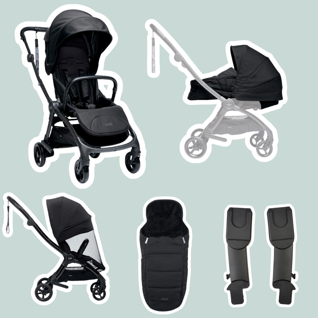 Mamas and Papas Airo Black Complete Bundle — The Kids Department